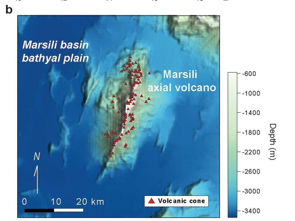Nuovi studi sul Marsili, il più grande vulcano del Mediterraneo ...